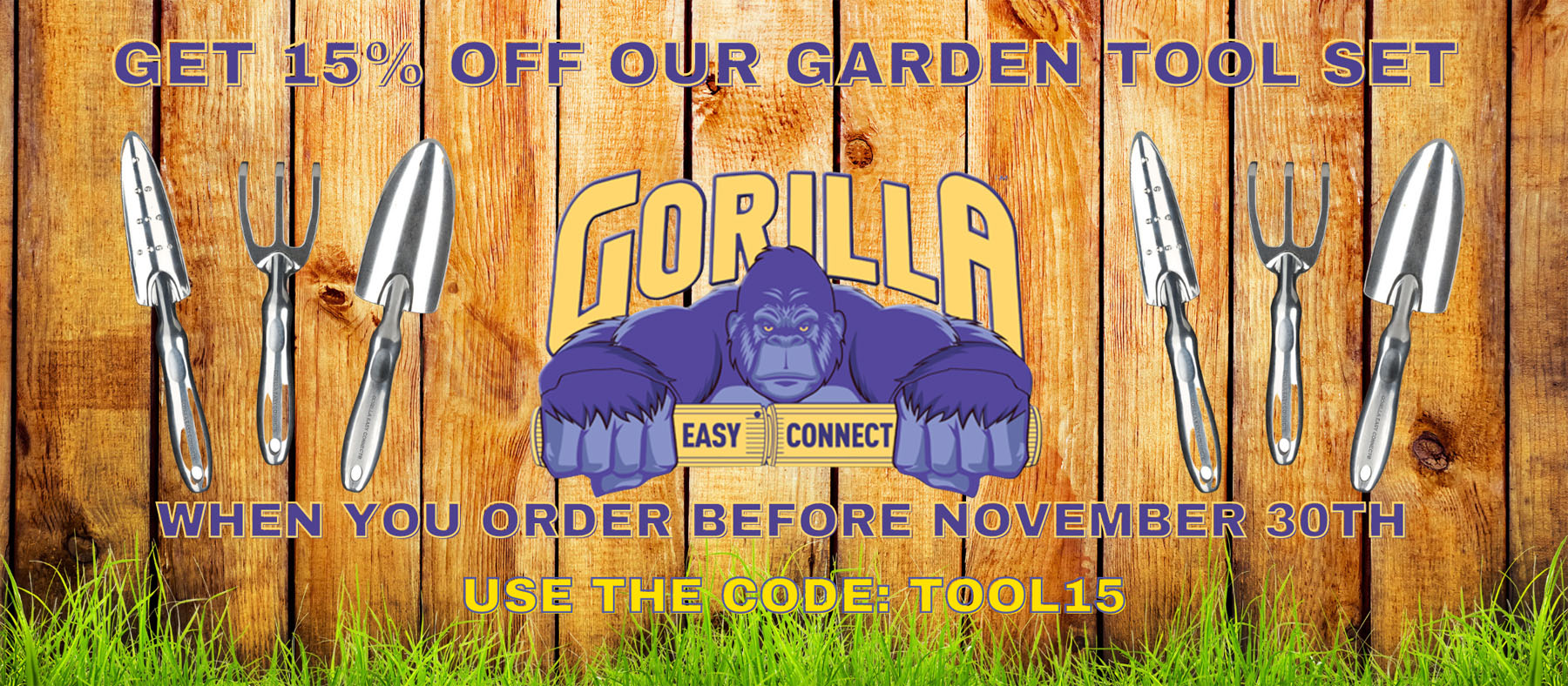 Garden Hose Quick Connectors - Gorilla Easy Connect